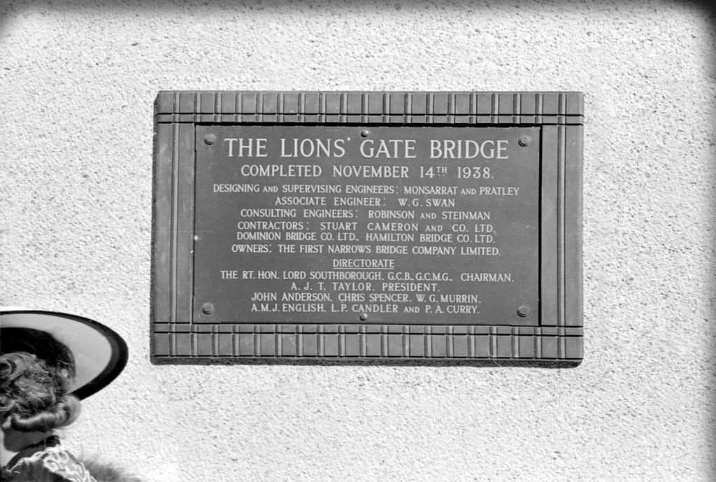 Lions Gate Bridge • Vancouver Heritage Foundation