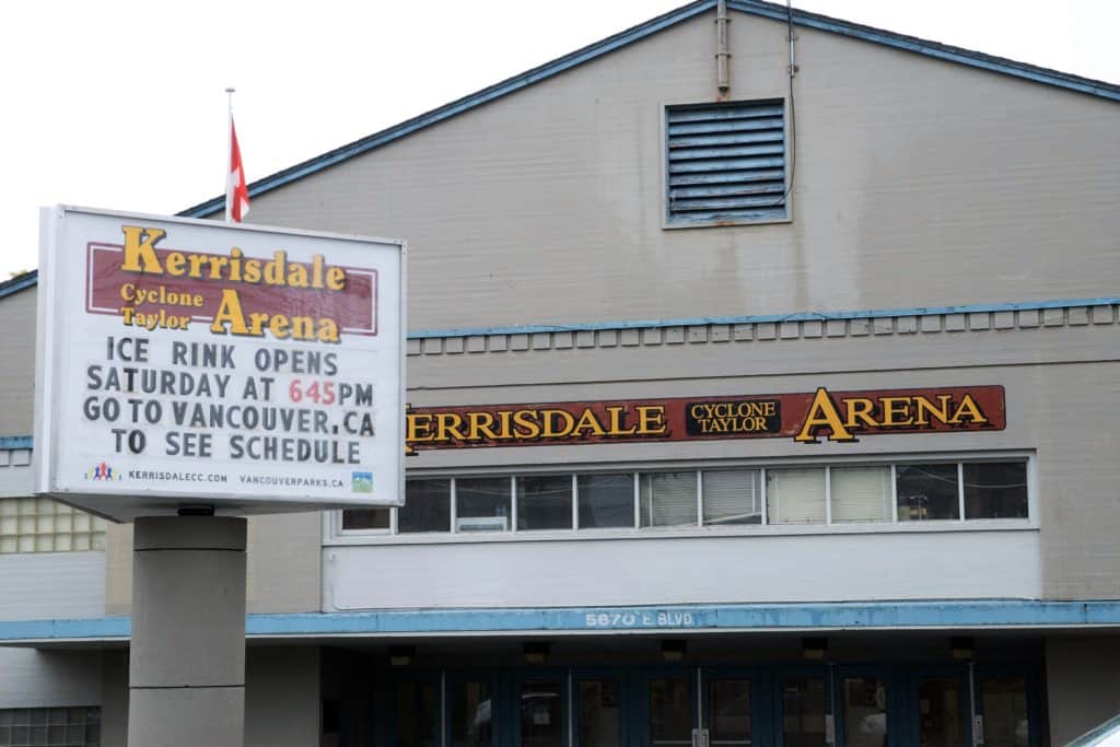 Kerrisdale Cyclone Taylor Arena • Vancouver Heritage Foundation
